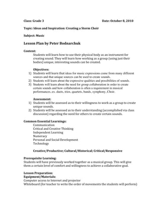 Creating a Storm Choir | PDF