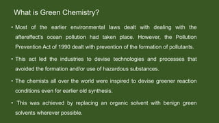 Introduction to Green Chemistry | PDF