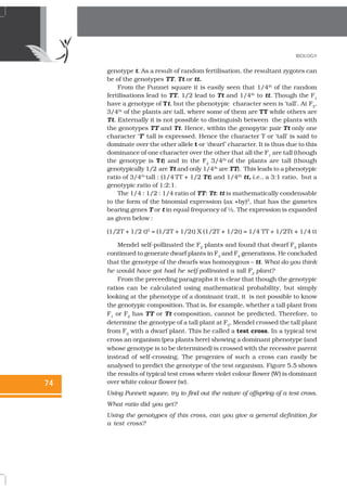 NCERT Books Class 12 Biology Chapter 5 Principles of Inheritance | PDF