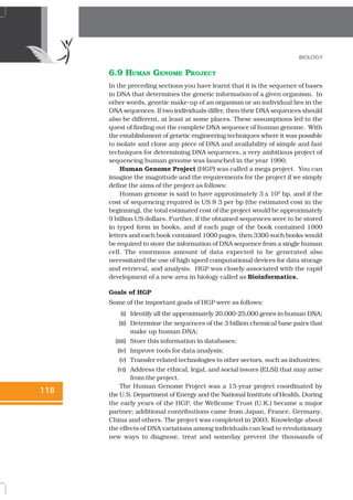 NCERT Books Class 12 Biology Chapter 6 Molecular basis of Inheritance | PDF