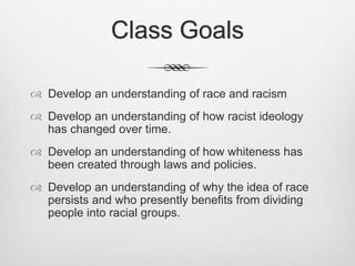 Class 2 of "Race and Ethnicity" Powerpoint Presentation | PPTX