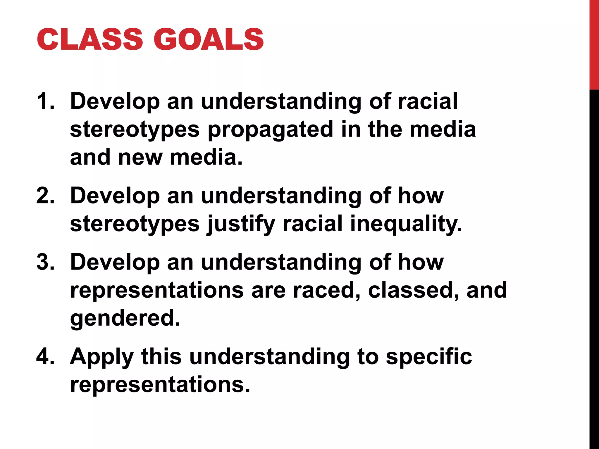 Powerpoint based on Chapter 4 of Race and Racisms: "Race and the Media ...