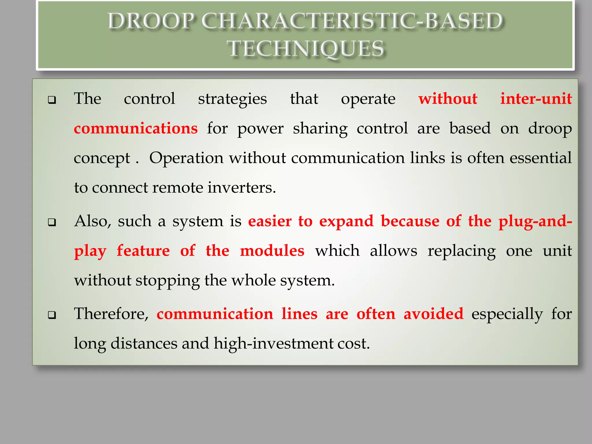 Droop control approach for power sharing in AC microgrid | PDF