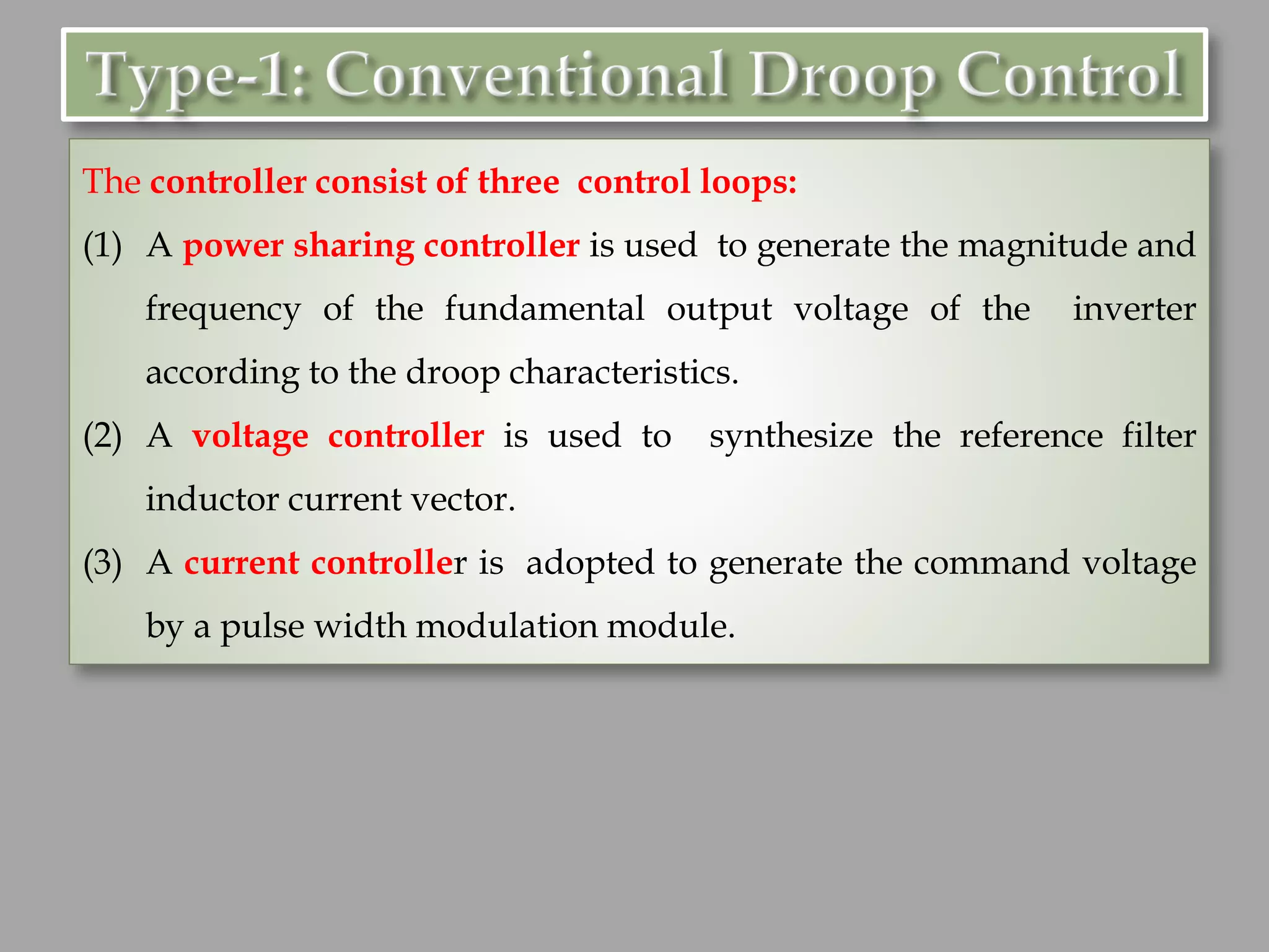 Droop control approach for power sharing in AC microgrid | PDF