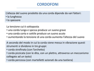 Classificazione strumenti | PPTX