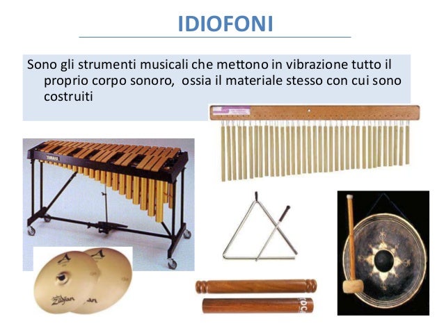 Classificazione strumenti