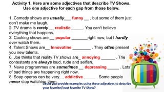 What´s on TV? | PPTX