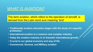 History of AVIATION from the last time of history | PPTX