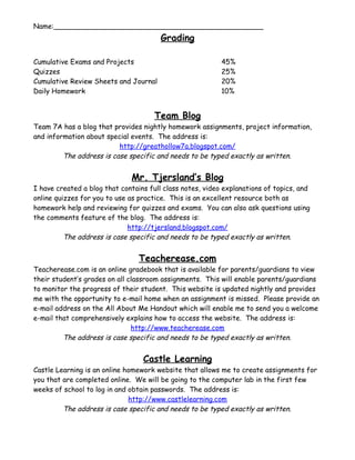 Teacherease Gradebook