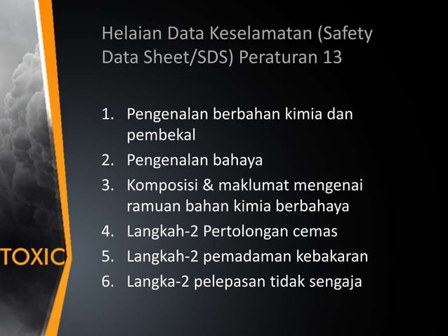 Class - Classification, Labelling and Safety Data Sheet of Hazardous ...