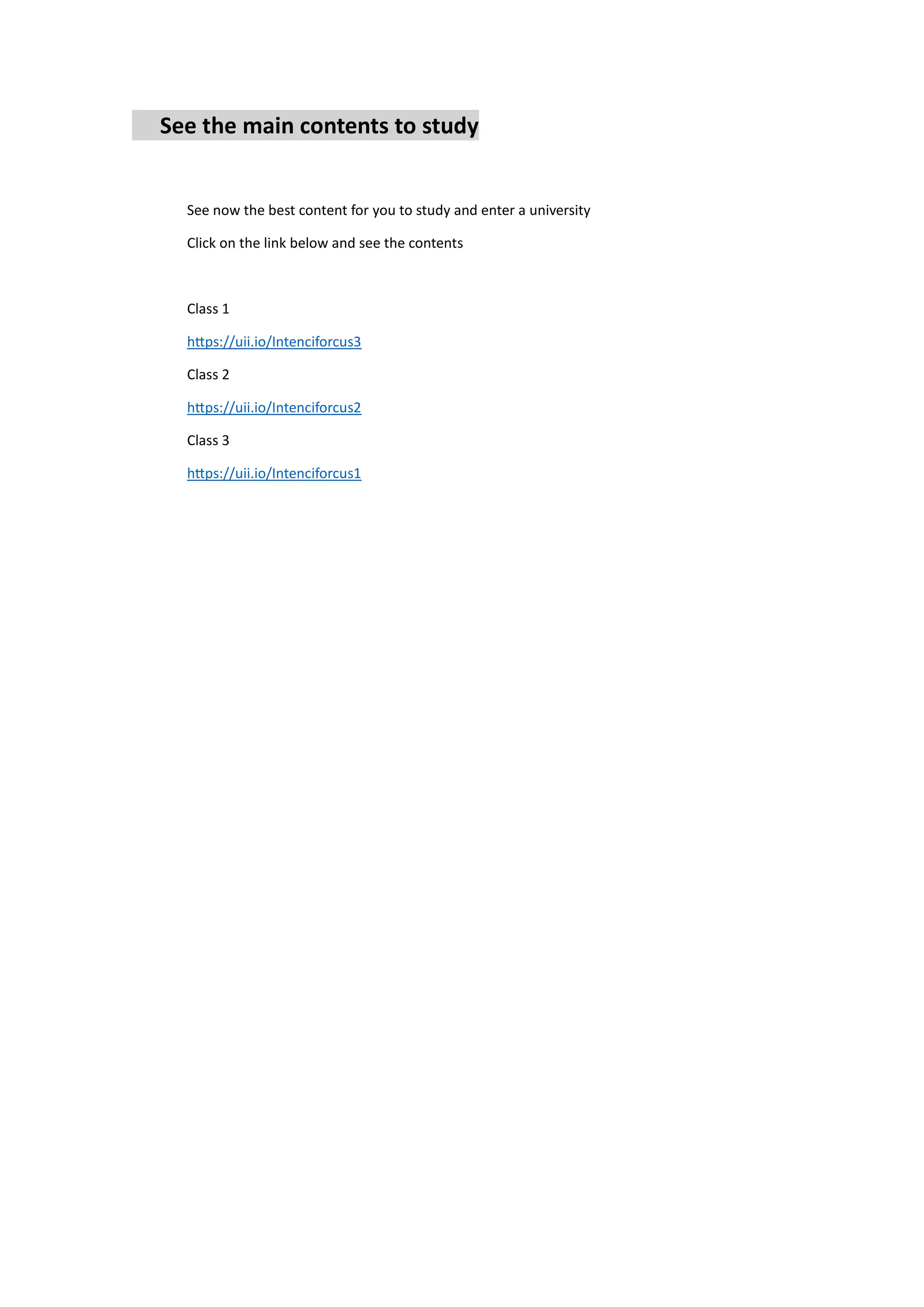 See the main contents to study | DOCX | Internet | Computing
