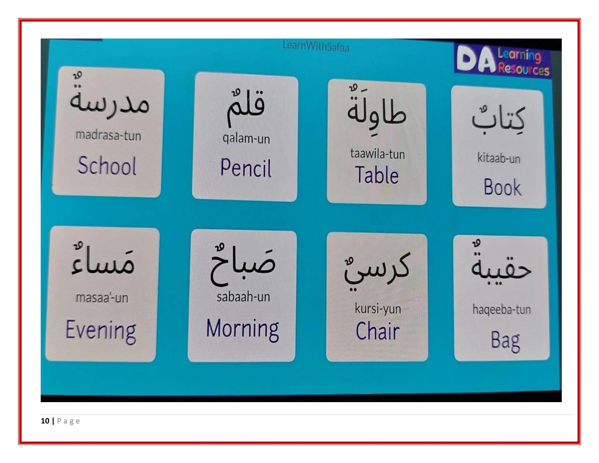 class. 3 arabic lesson.1.pdf arabic lessons | PPT