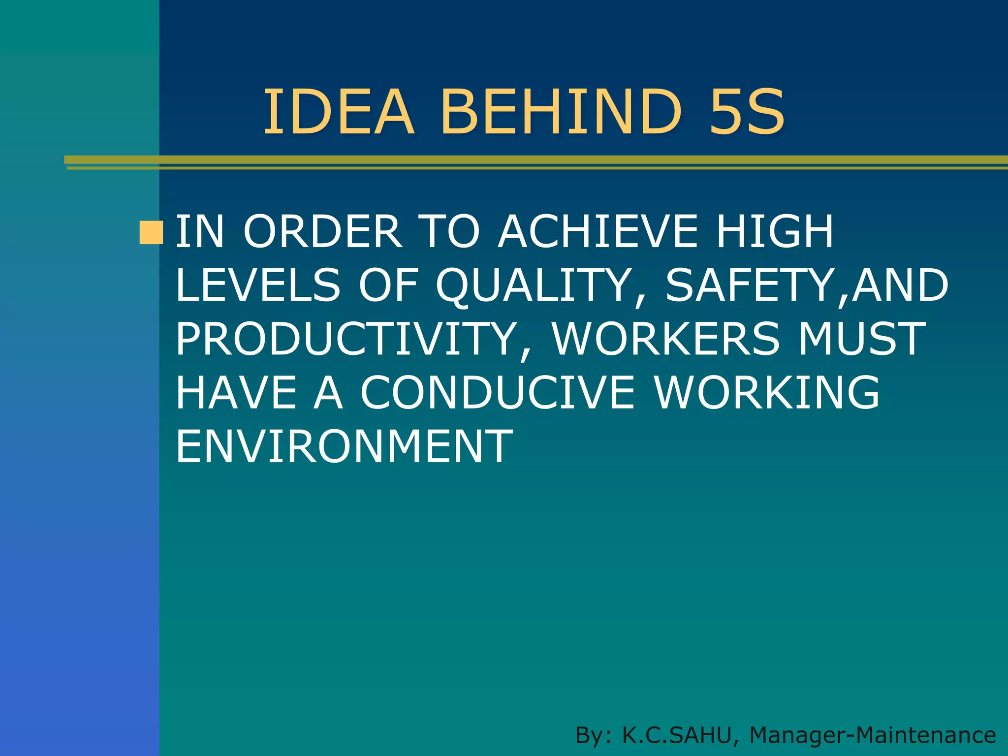 Awareness on housekeeping and safety measures in work place | PPTX