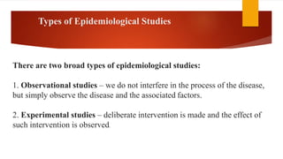 Class-2 Epidemiological studies.pptx | Vaccines | Medical Health