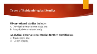 Class-2 Epidemiological studies.pptx | Vaccines | Medical Health