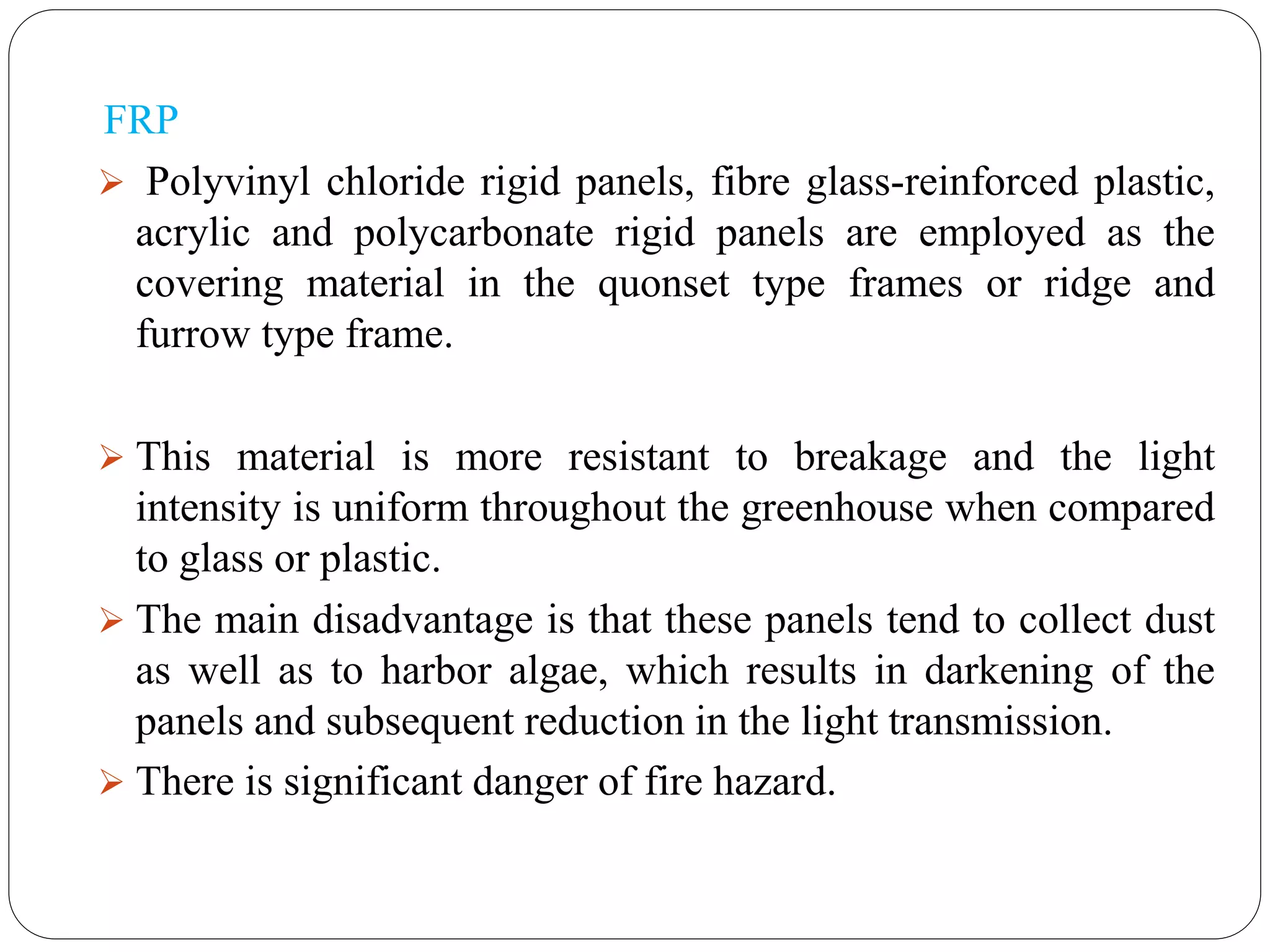 Class 2 Types of green house | PPTX
