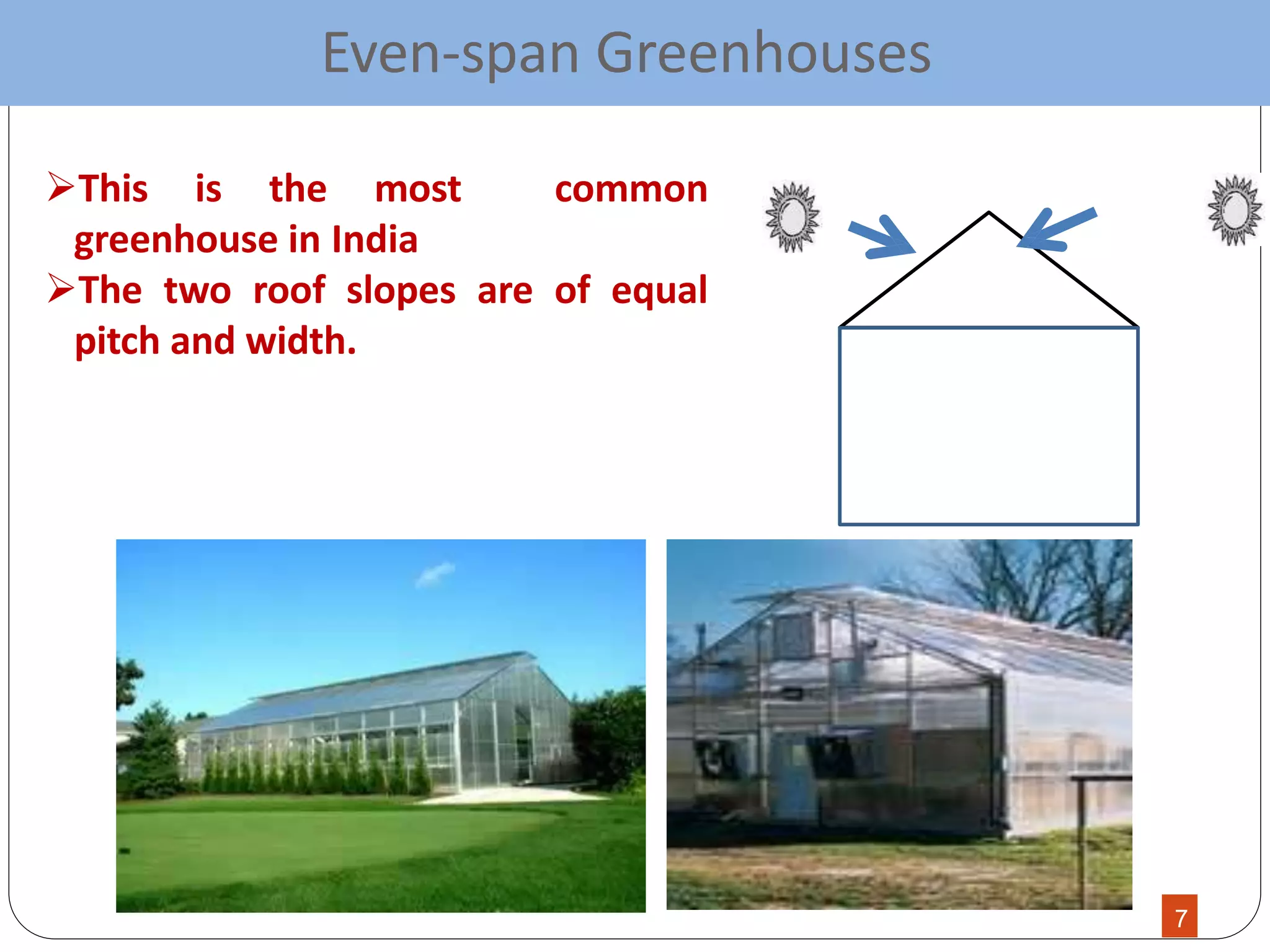Class 2 Types of green house | PPTX