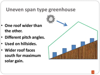 Class 2 Types of green house | PPTX