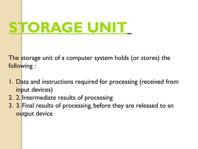 Basic fundamentals component of Computer | PPT