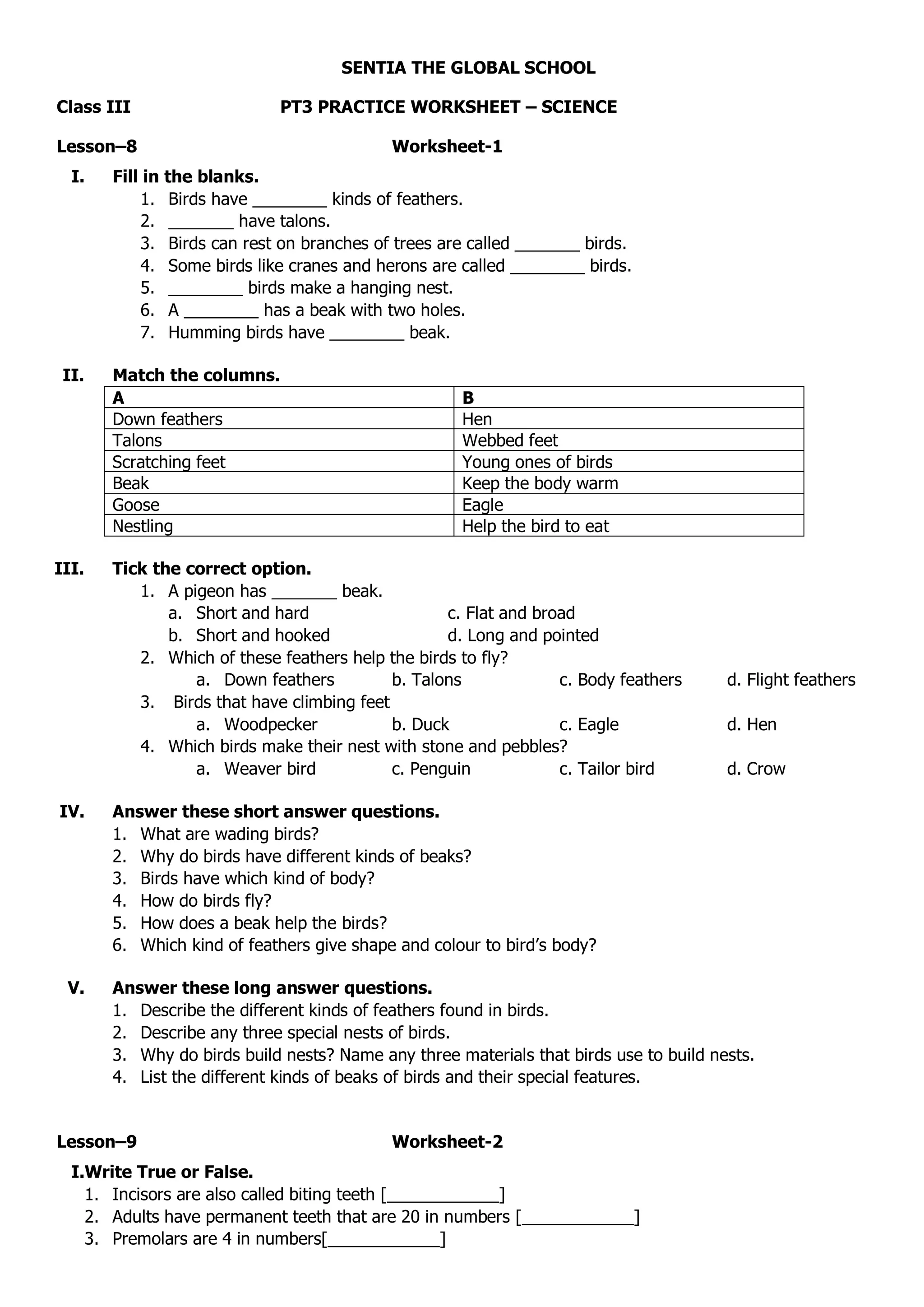Class 3-science-pt3-rev-ws-for-uploading | PDF