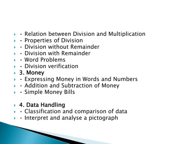 Class-3 MathematicsSyllabus.pptx | Technology & Computing