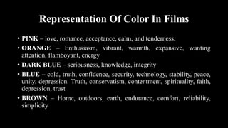 color psychology in Films, Importance of Color in movies | PPT