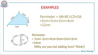 Class IV Maths Perimeter Tutorial School | PPTX