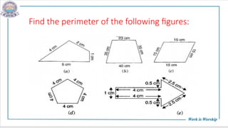Class IV Maths Perimeter Tutorial School | PPTX