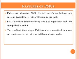 Phasor Measurement Unit (PMU) | PDF