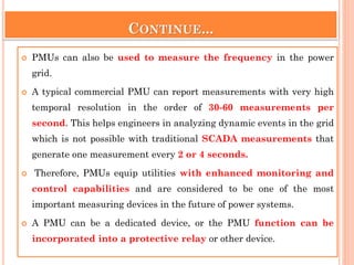 Phasor Measurement Unit (PMU) | PDF