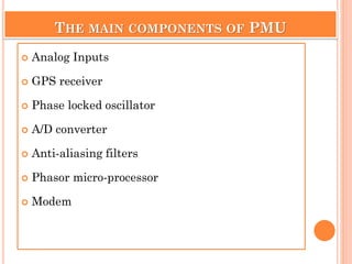 Phasor Measurement Unit (PMU) | PDF
