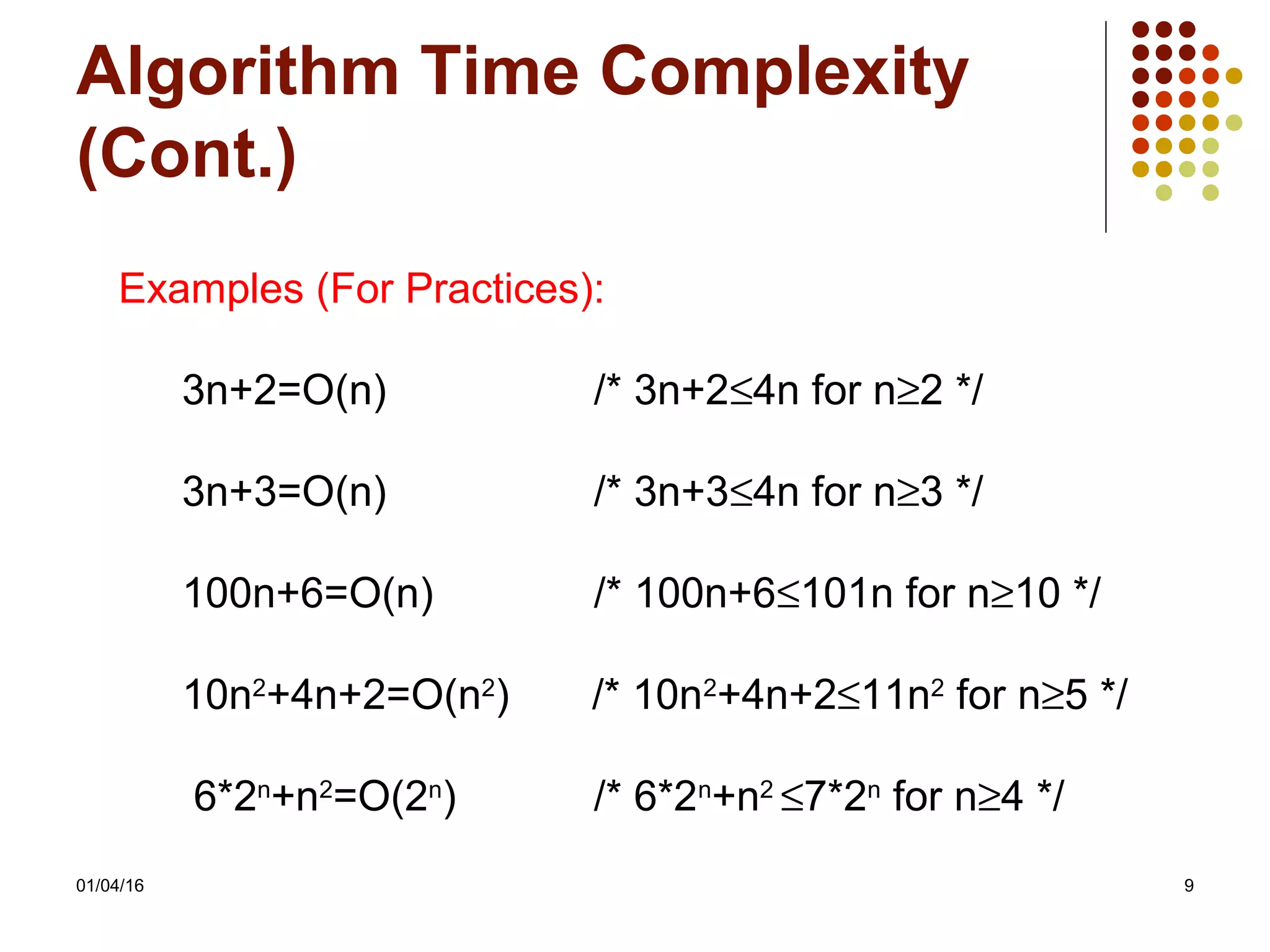 Specification and complexity - algorithm | PPT Specification and complexity - algorithm | PPT