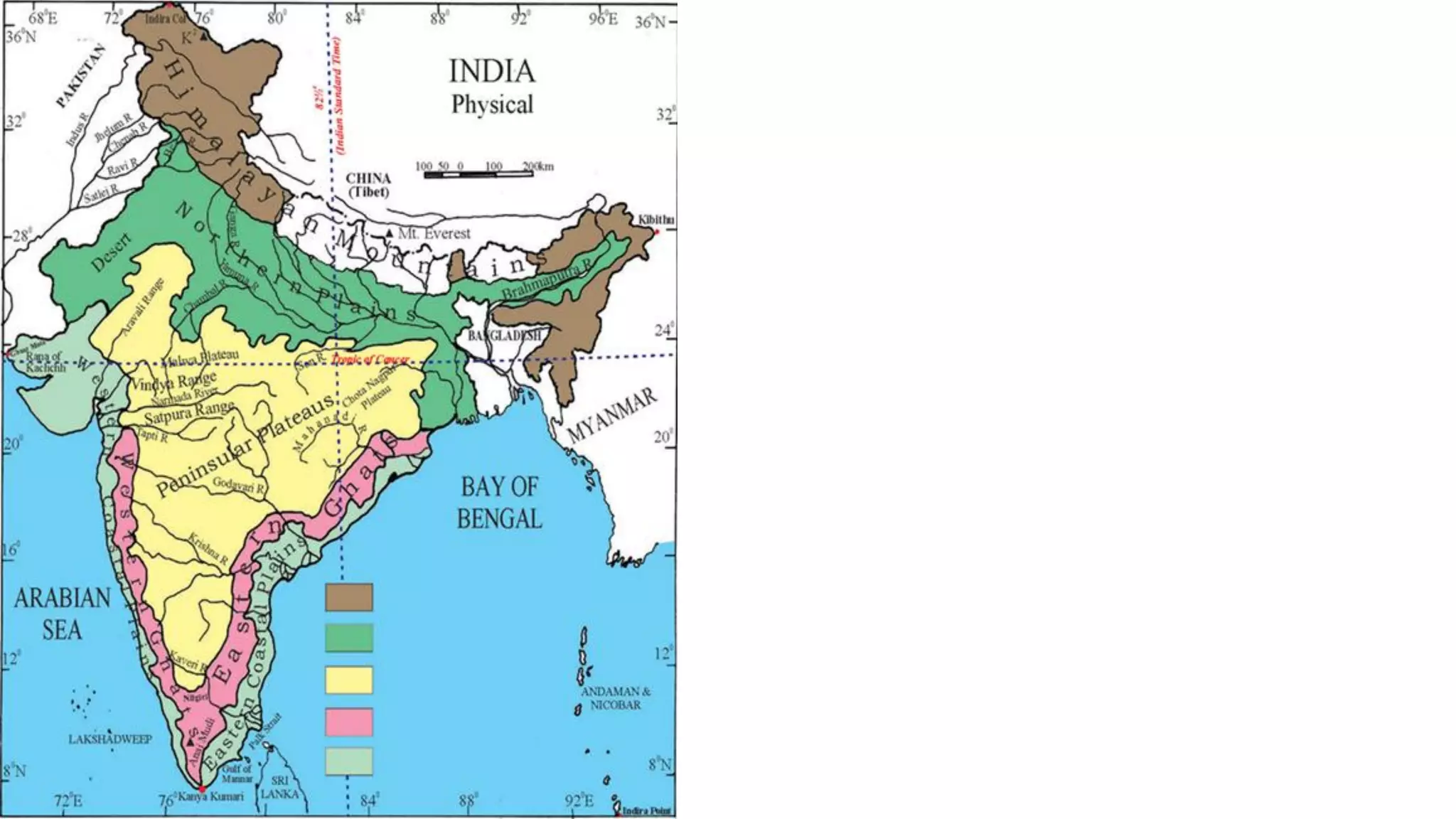 Class 5 Subject - EVS, CH - Our India - Physical Diversity | PDF