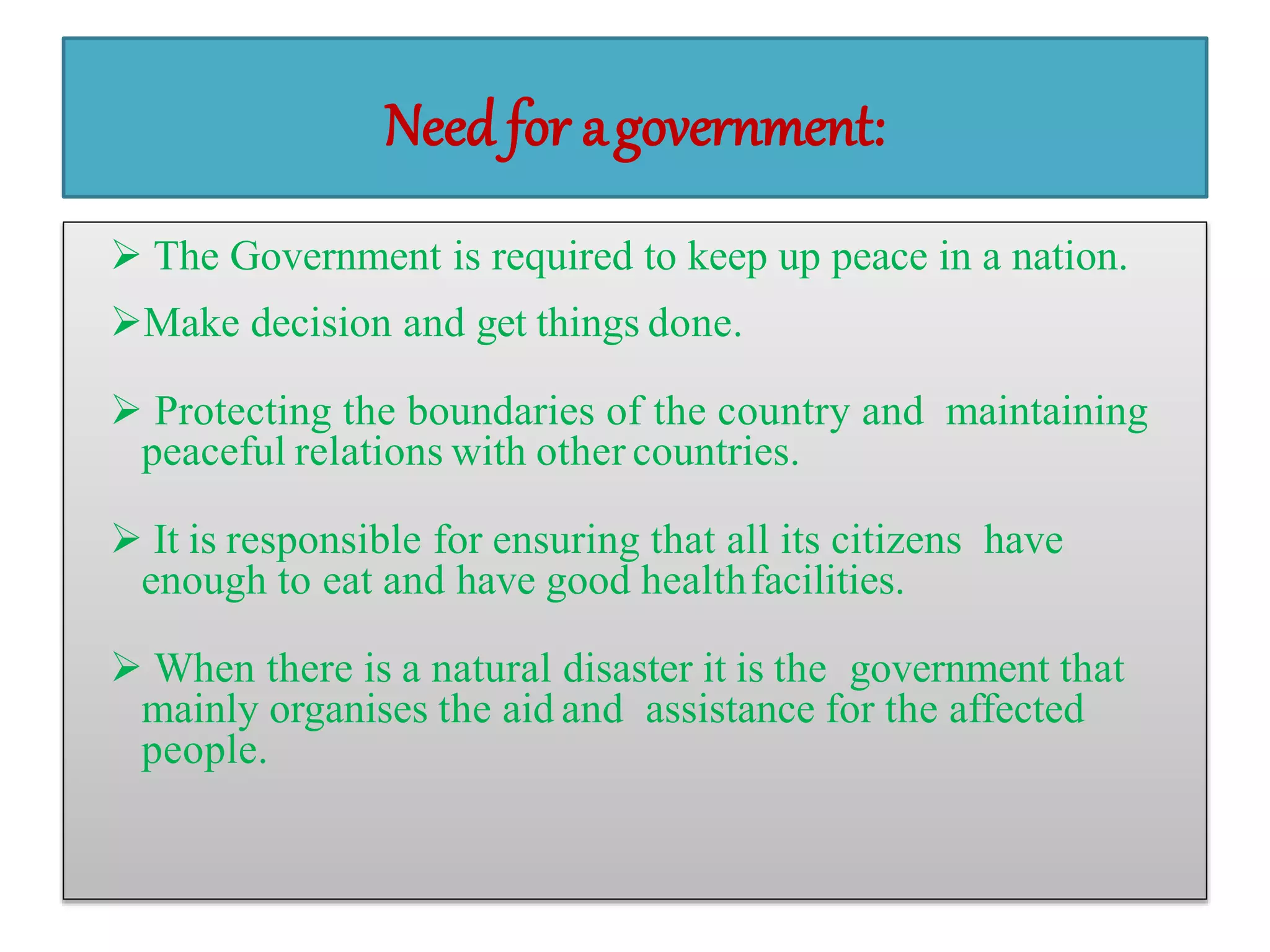 what is government | PPTX