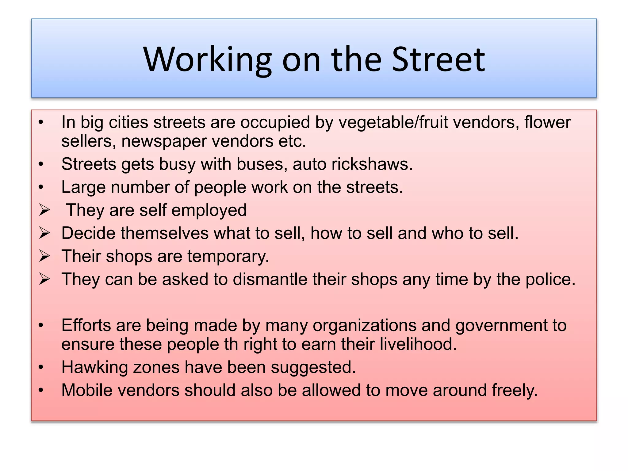 Urban Livelihood | PPTX