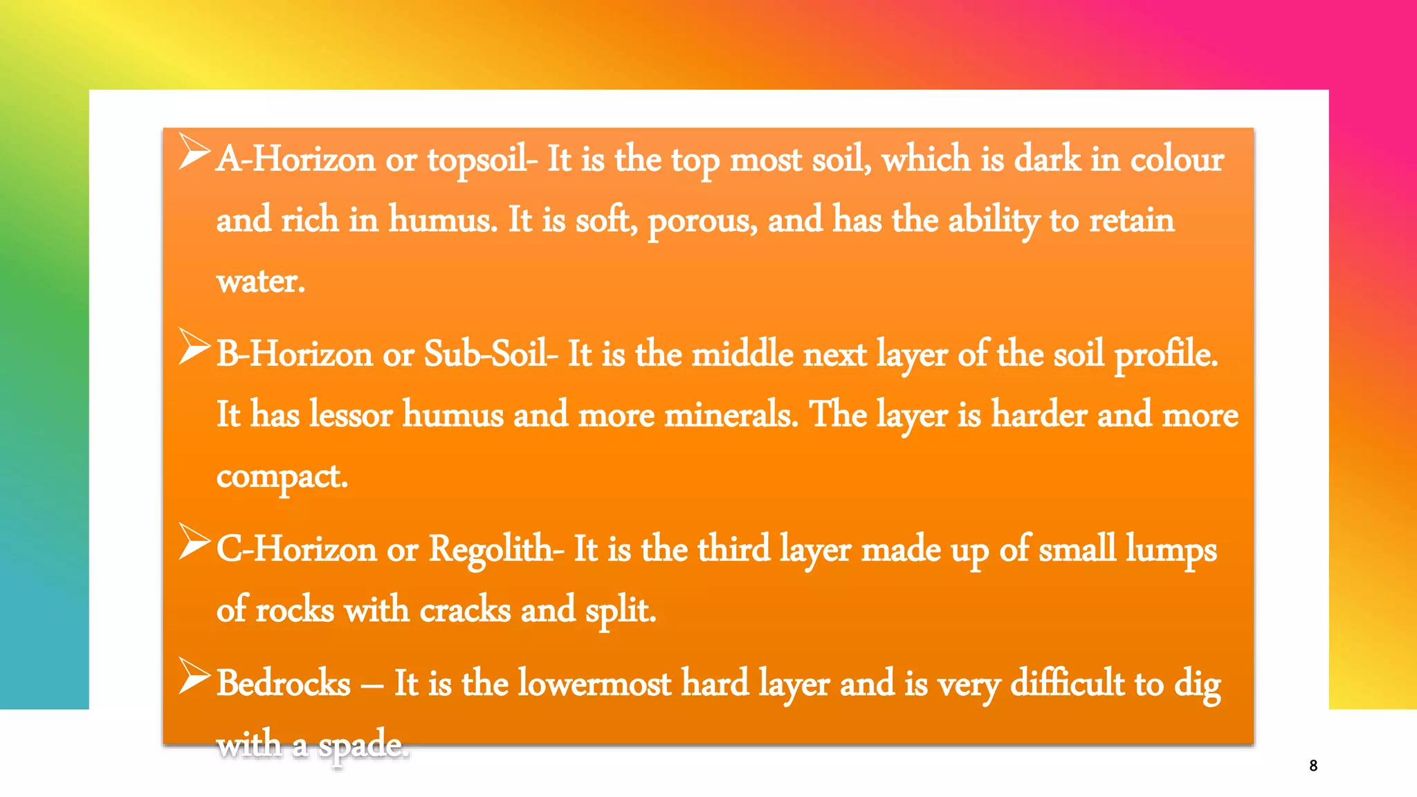 Class 7th Science Chapter- 9. soil | PPTX