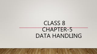 Class 8 ch-5 data handling | PPT