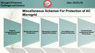 Microgrid Protection: Challenges and Solution | PPTX