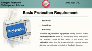 Microgrid Protection: Challenges and Solution | PPTX
