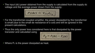 CLASS-A POWER AMPLIFIERS for ECE ECT.pptx