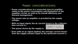 CLASS-A POWER AMPLIFIERS for ECE ECT.pptx