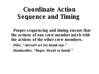 Class Crew Coordination | PPS