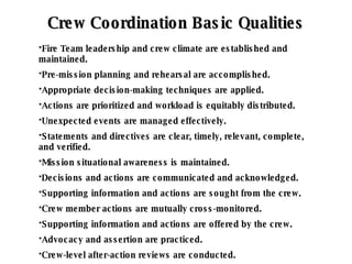 Class Crew Coordination | PPS
