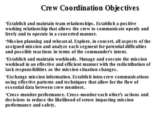Class Crew Coordination | PPS