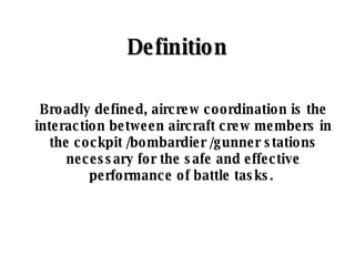 Class Crew Coordination | PPS