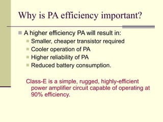 Class e power amplifiers for qrp2 qro | PPT