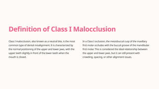 Orthodontic Class-I-Malocclusion-Diagnosis-and-Treatment.pptx