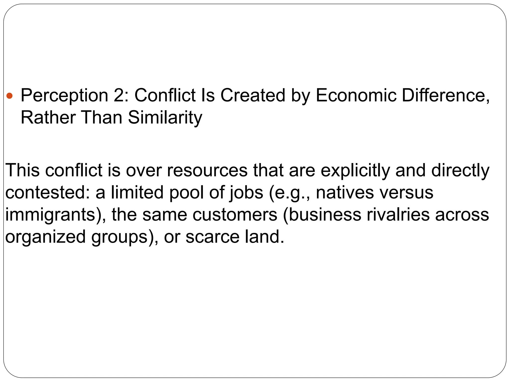 Class-Lecture-4 conflict and development | PPTX