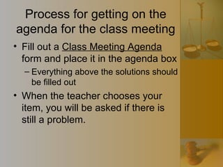 Class Meeting | PPT