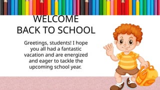 Class-Orientation for the School year 2024.pptx | Secondary Education ...